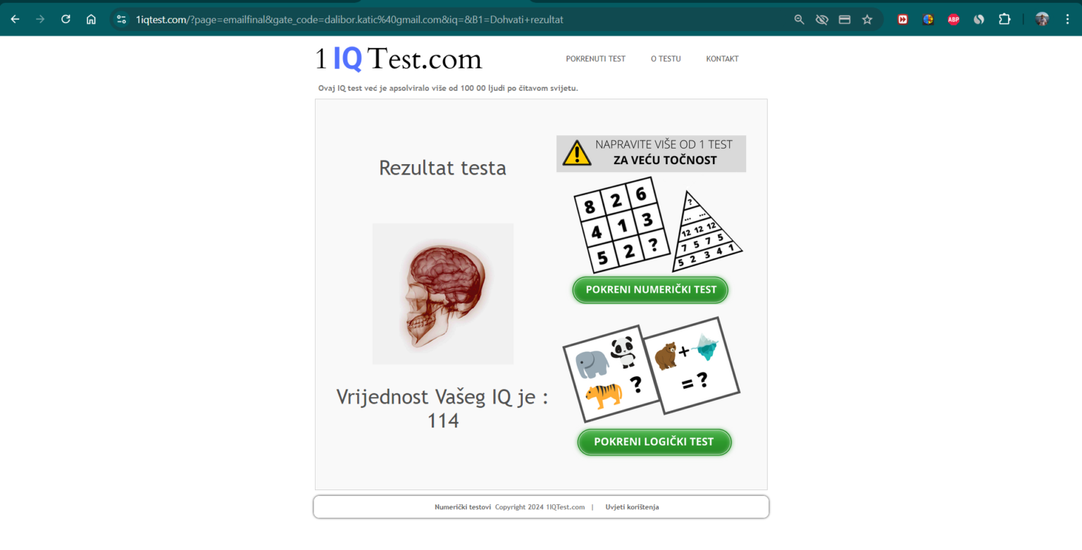 IQ 124 - Specijalist za dubinsku psihoanalizu - Dalibor Katić